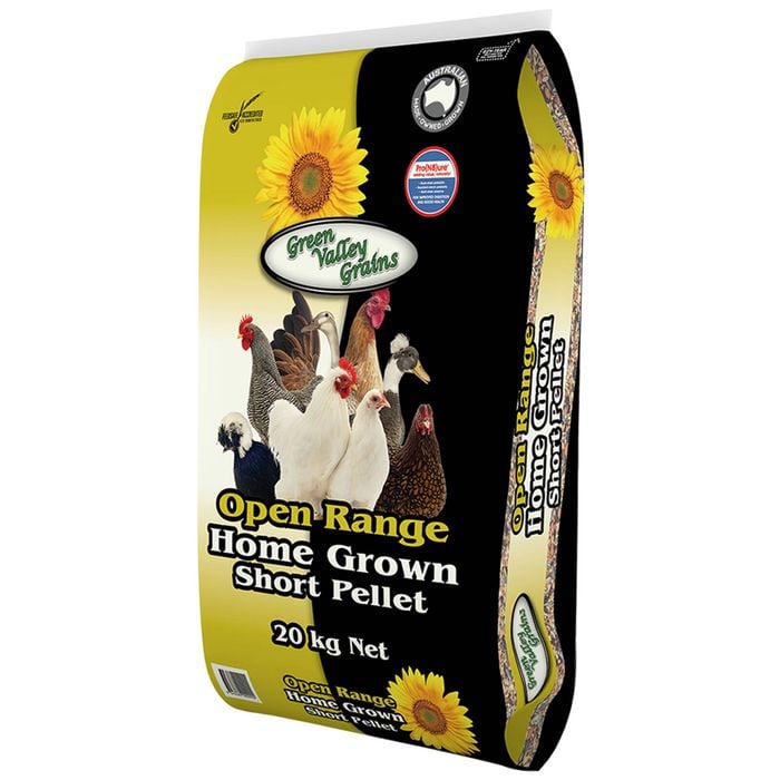 Green Valley Open Range Home Grown Short Layer Pellet 20kg - Bunnings ...