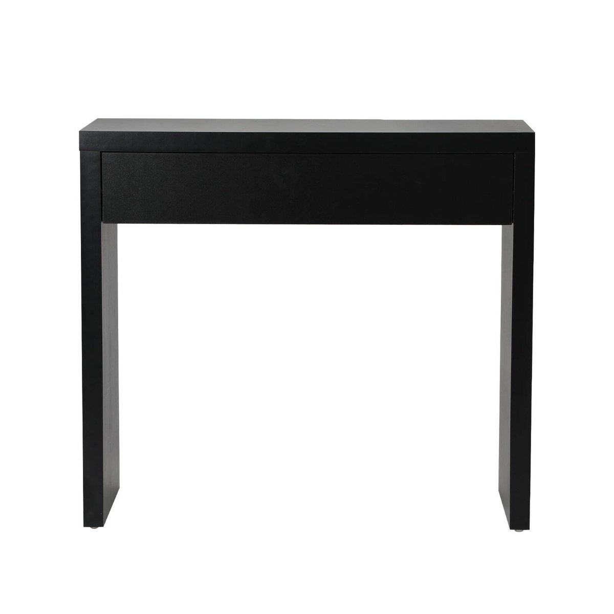 Oikiture Console Table Wood with Drawer Black - Bunnings Australia