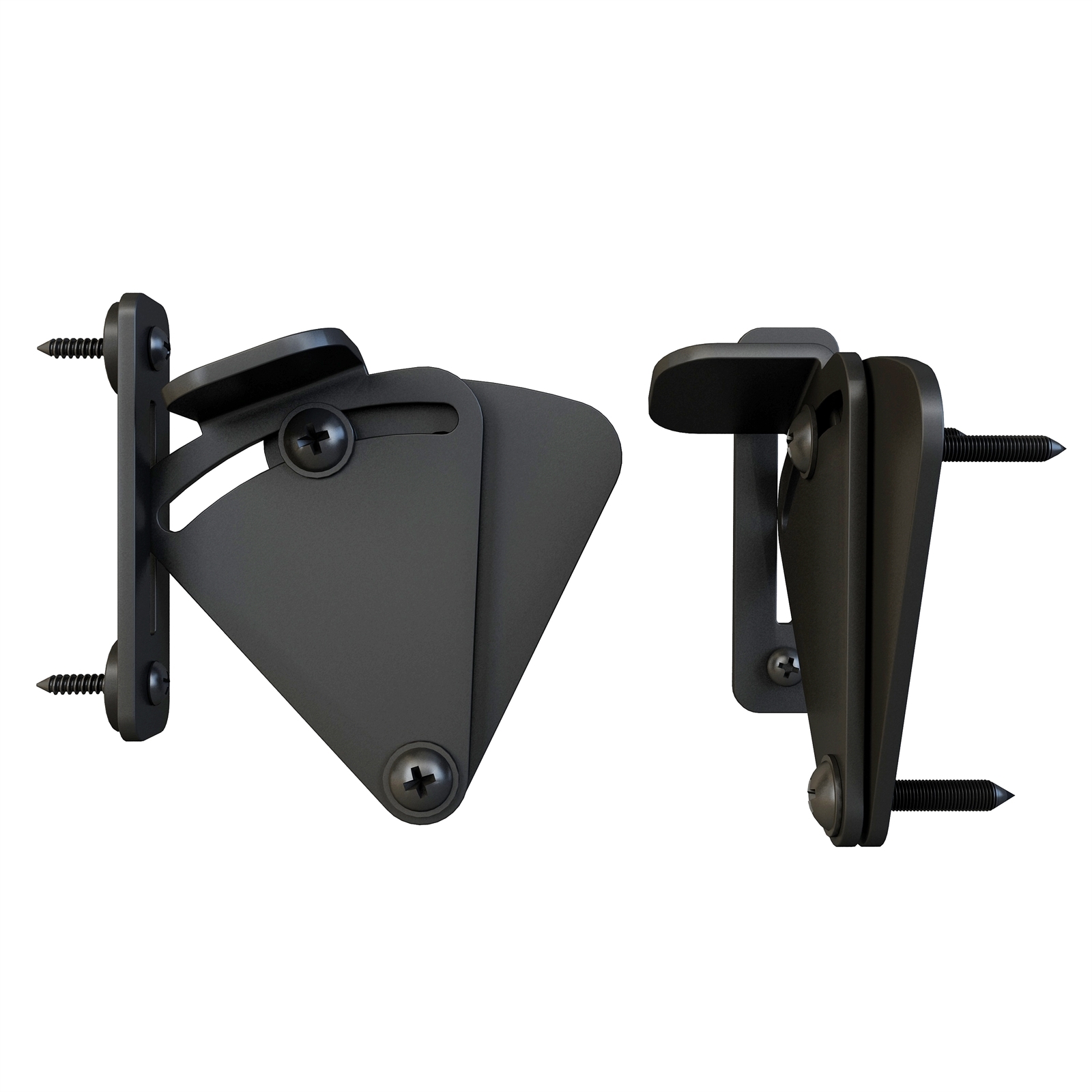 Rolltrak Black Matte Barn Door Latch Bunnings Australia