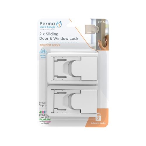 Perma Child Safety Sliding Door And Window Lock - 2 Pack - Bunnings ...