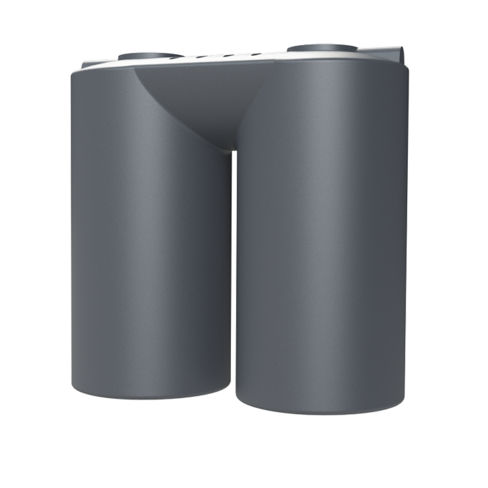 Melro Tanks 10000L Metal Grey Slimline 10010 Tall Poly Water Tank ...