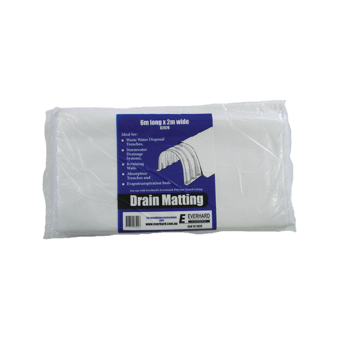 Everhard 2 x 6m White Drain Matting - Bunnings New Zealand