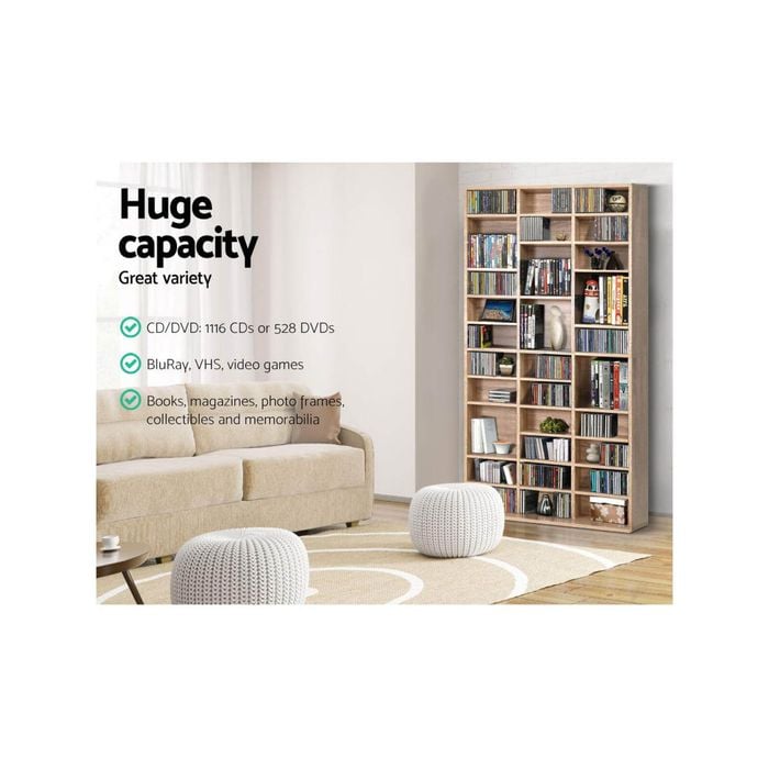 Artiss Bookshelf Storage Bookcase - Bunnings Australia