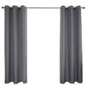 Windoware 180 x 250cm Pepper Urban Room Darkening Eyelet Curtain - 1 Pack - Bunnings Australia