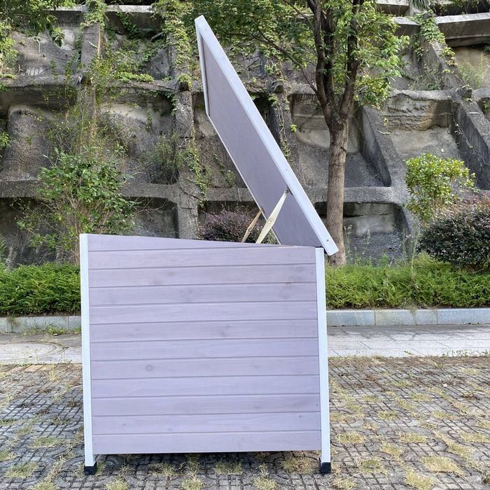 YES4PETS XXL Timber Pet Dog Kennel House Puppy Wooden Timber Cabin With ...