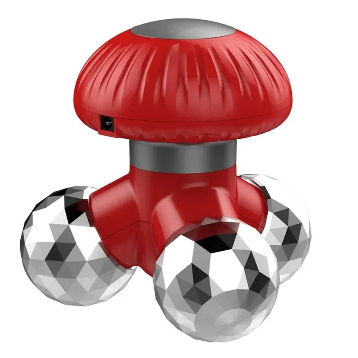 NNEOBA 4-in-1 Handheld Vibrating Massager Portable Mini Massager Red ...
