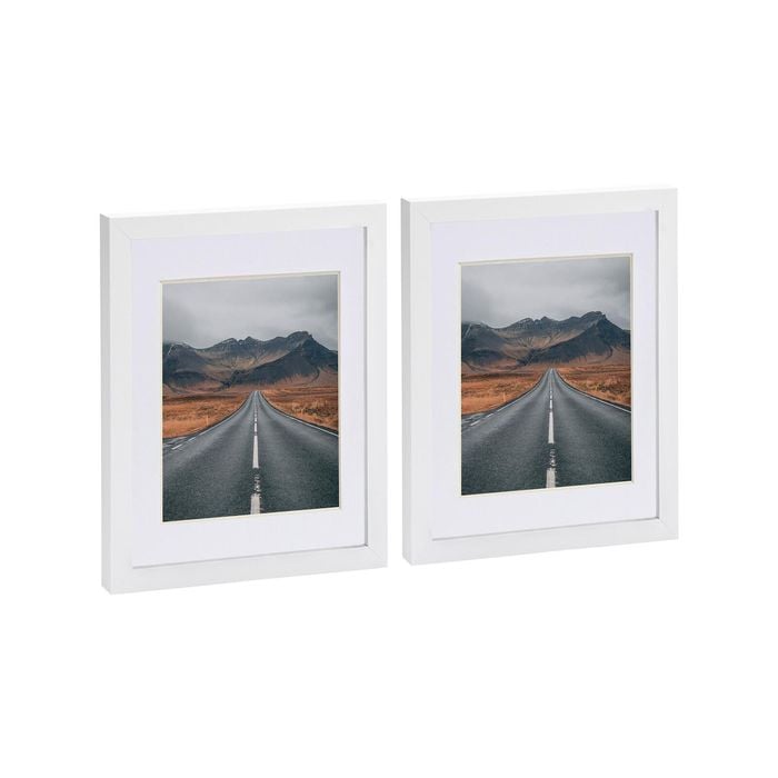 Nicola Spring Photo Frames with 5" x 7" Mount - 8" x 10" - White - Pack ...