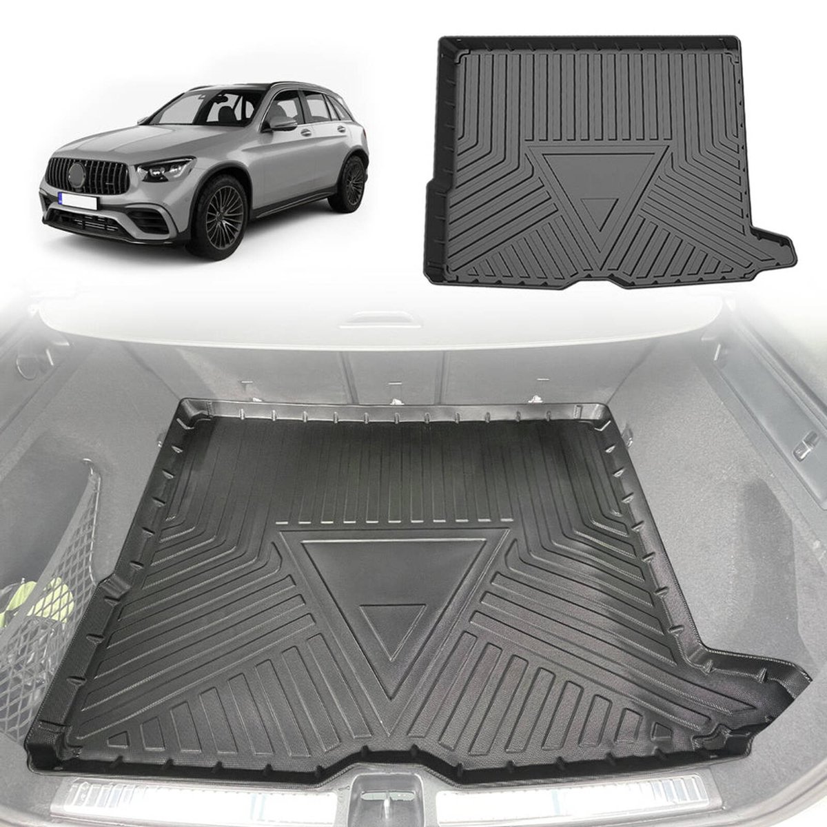 AUSGO Boot Liner for Mercedes-Benz GLC-Class GLC Class X253 2015-2022 ...