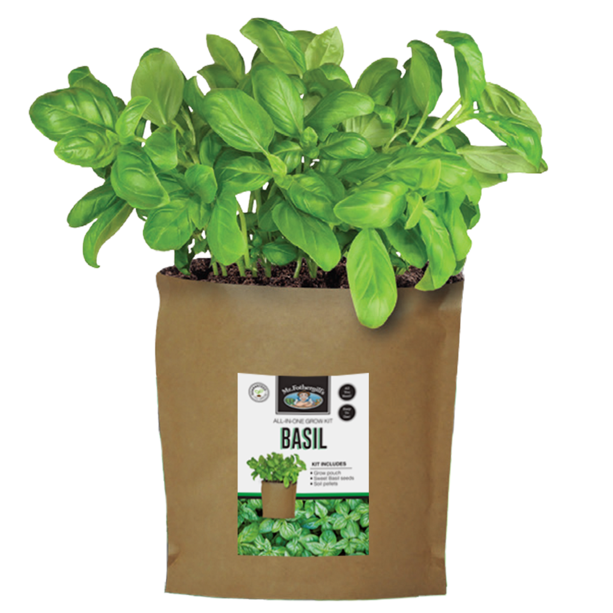 Mr Fothergill's Basil Grow Pouch Bag - Bunnings New Zealand