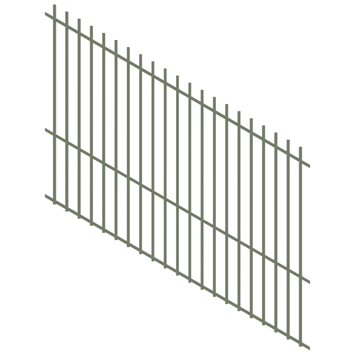ProtectorAl 1201-2400W x 1800H Pale Eucalypt Radiator Pool Fence Panel ...