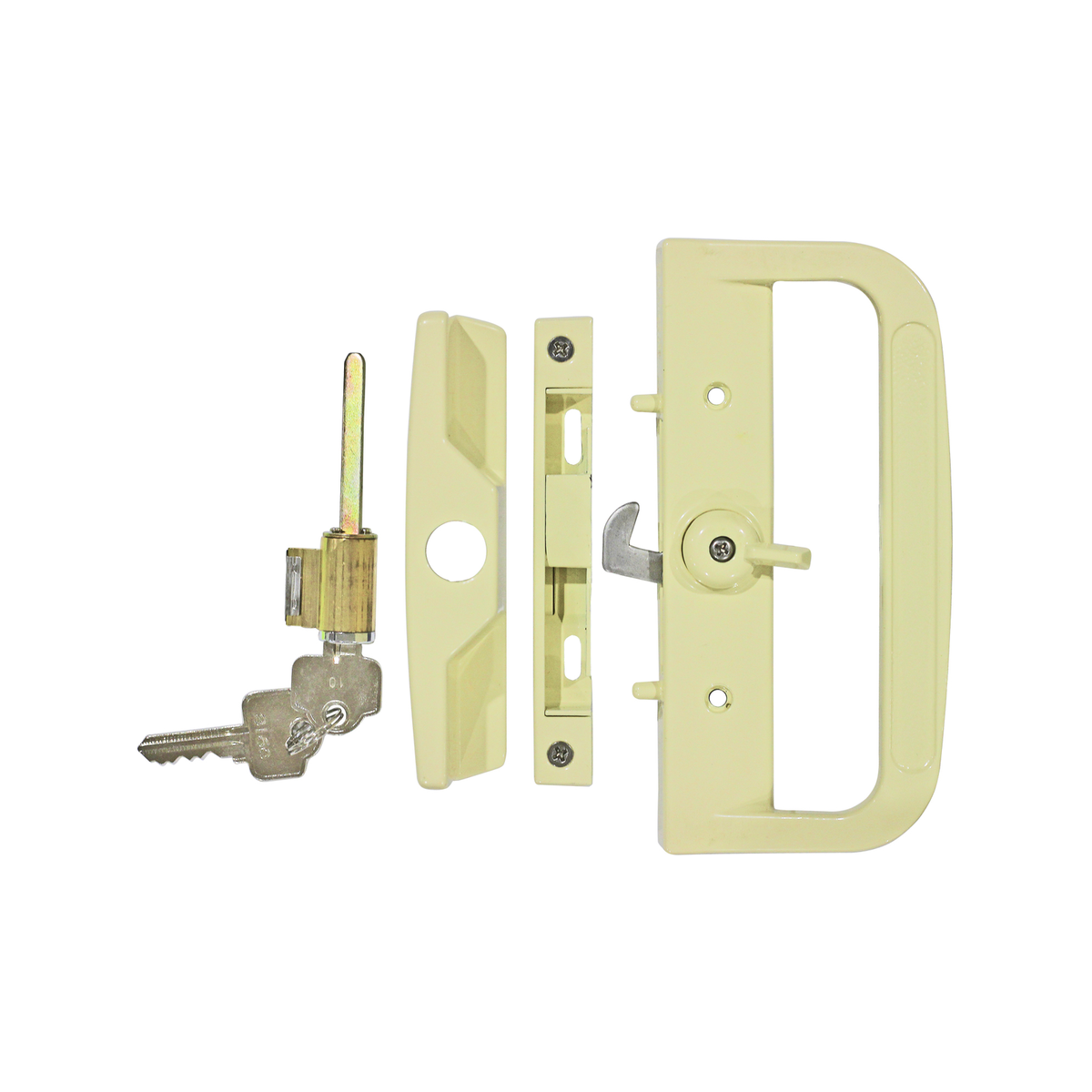Rolltrak Primrose Sliding Patio Door Keyed Lock Set - Bunnings Australia