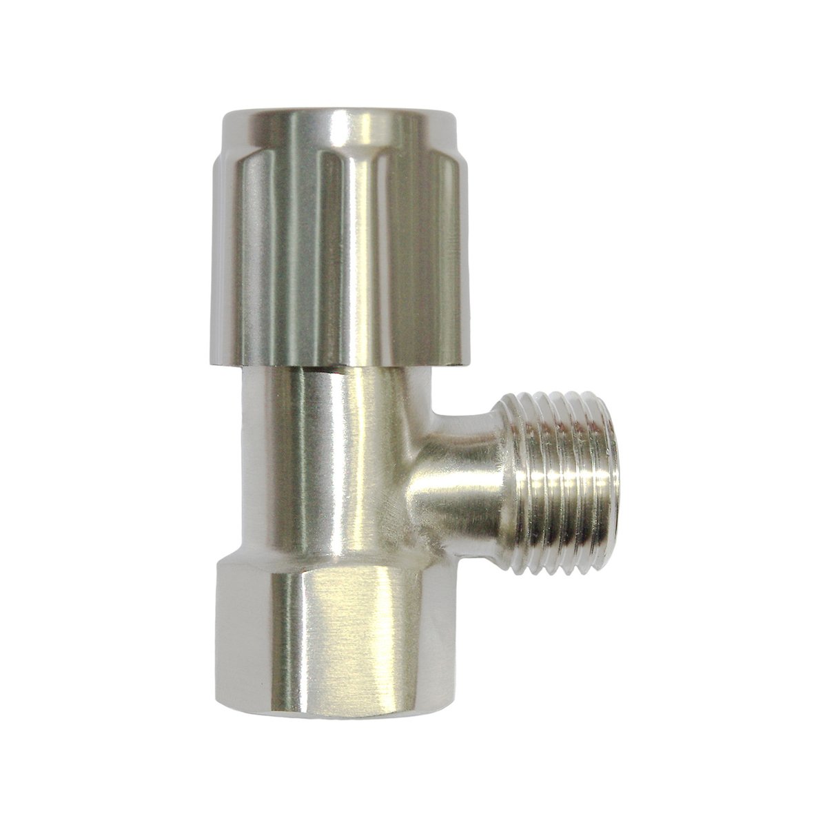 Brasshards 15mm Brushed Nickel Mini Cistern Tap - Bunnings Australia