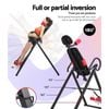 Everfit Foldable Inversion Table Gravity Back Inverter Home Gym Black ...