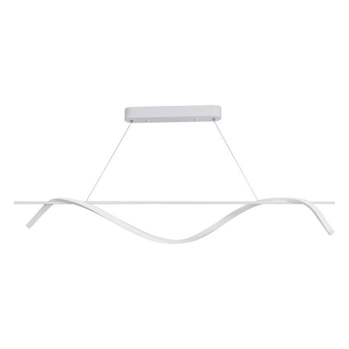Vencha Swirl 48w LED Linear Pendant Light - 2m White (5000K) - Bunnings ...
