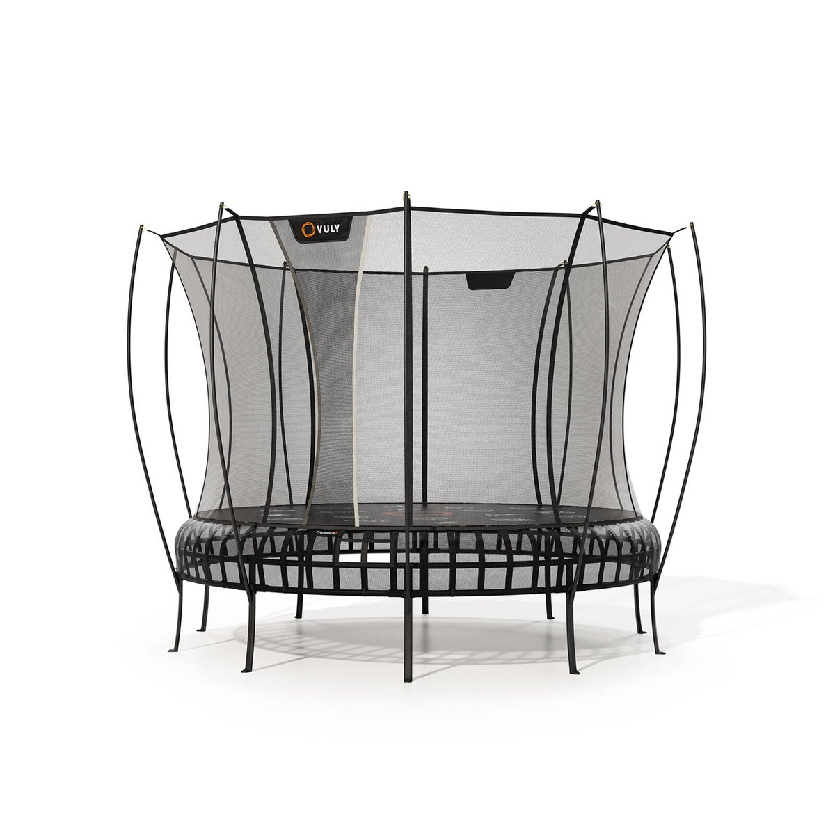 VULY Thunder 2 Large 12ft Springless Trampoline with Enclosure - Round ...