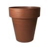 RESPECT 40cm Leightweight Plastic Terracotta Time Planter With Wheels ...