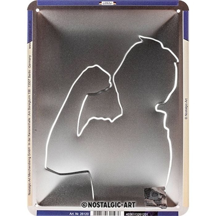 Nostalgic Art 15x20cm Small Wall Hanging Metal Sign We Can Do It ...