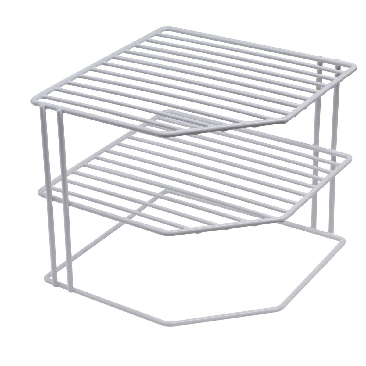 Practa 2 Tier Corner Shelf - Bunnings Australia