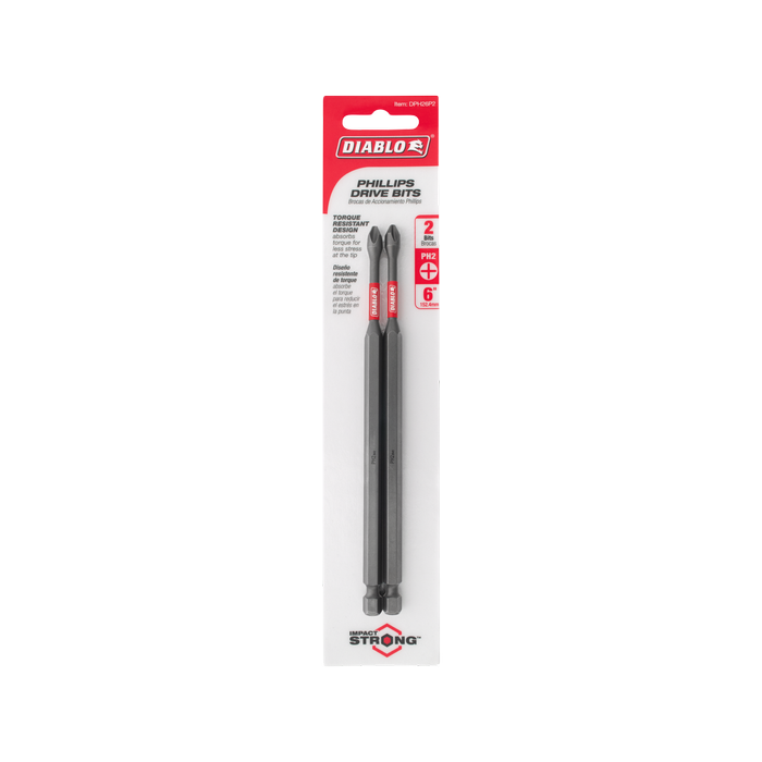 Diablo Power Bit PH2 150mm (2-Pack) - Bunnings Australia