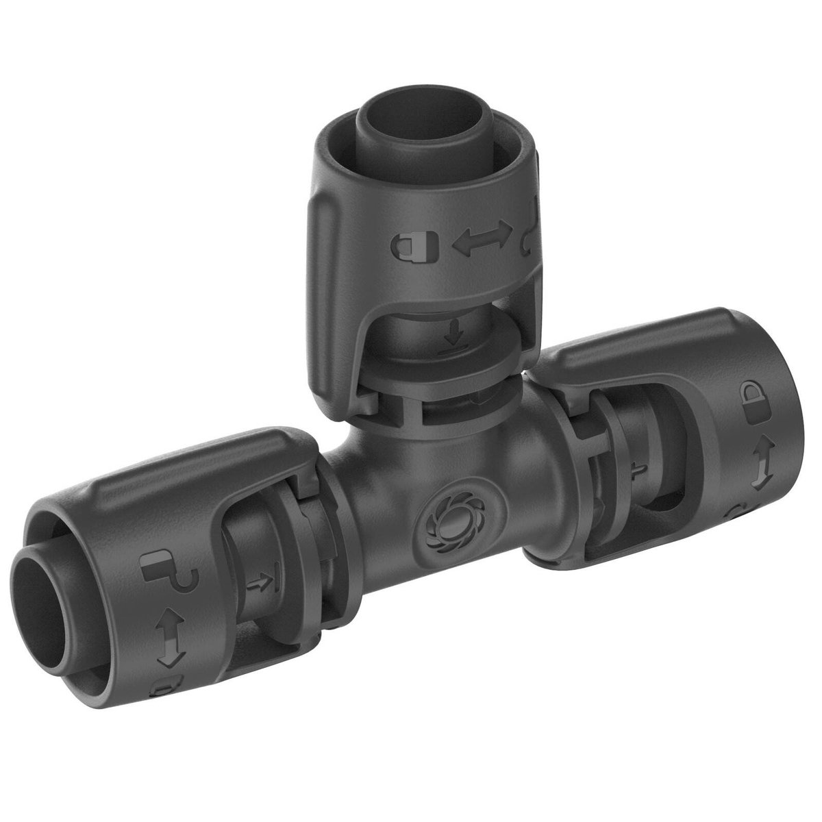 GARDENA 13mm Micro Irrigation T-Joint - 2 Pack - Bunnings Australia