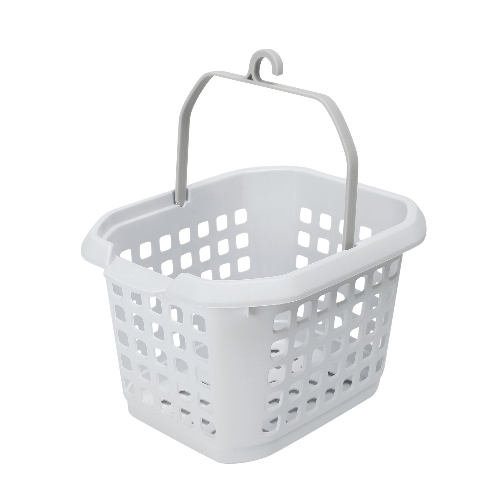 Ezy Storage White Encore Peg Basket With Coloured Handle Bunnings Australia