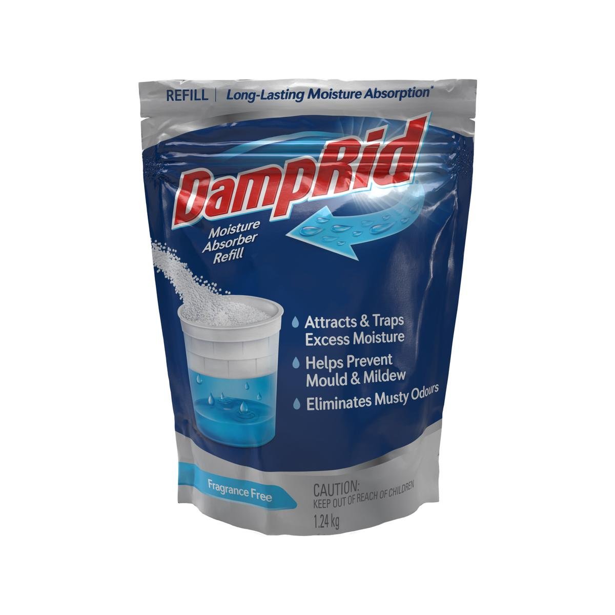 DampRid 1.24kg Moisture Absorber Refill - Bunnings Australia