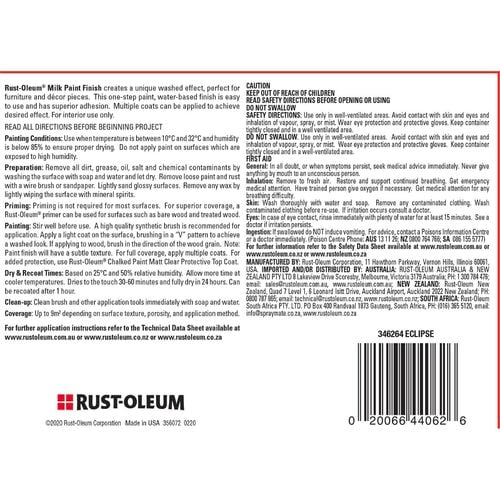 Rust-Oleum 946ml Eclipse Milk Paint Finish - Bunnings Australia