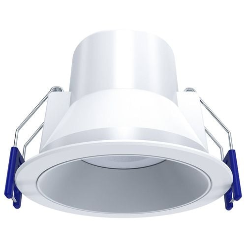 DETA 6W White IP44 Tri-Colour Dimmable Anti-Glare LED Downlight ...