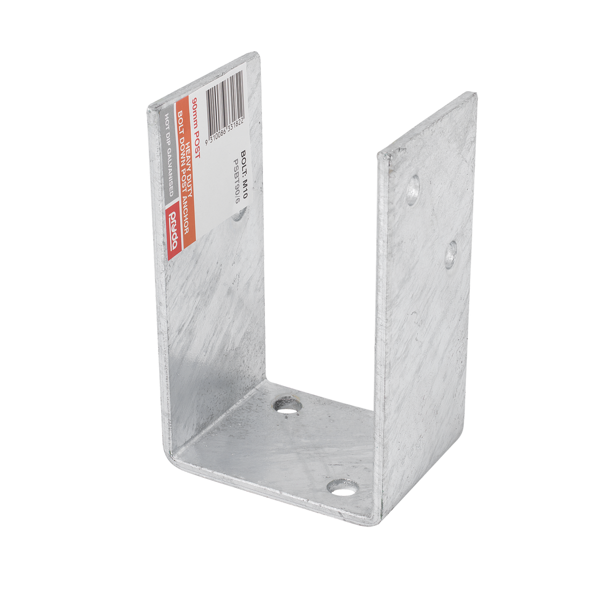 Pryda 90mm M10 Heavy Duty Bolt Down Post Anchor - Bunnings Australia