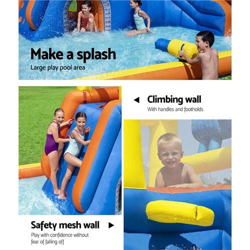 Bestway Inflatable Water Slide Jumping Castle Double Slides For Pool ...