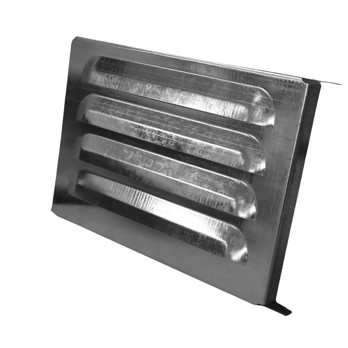 Builders Edge 230 x 165mm Galvanised Louvred Brick Vent - Bunnings ...