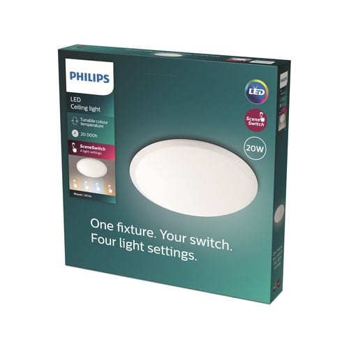 Philips LED 2000lm 20W Tunable Wawel Ceiling Light - Bunnings New Zealand