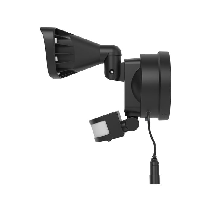 Arlec Black Solar Hybrid Powered Surnia Single Head Security Sensor ...