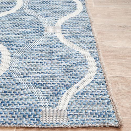 Deck 5501 Blue 330X240Cm Indoor/Outdoor Rug - Bunnings Australia