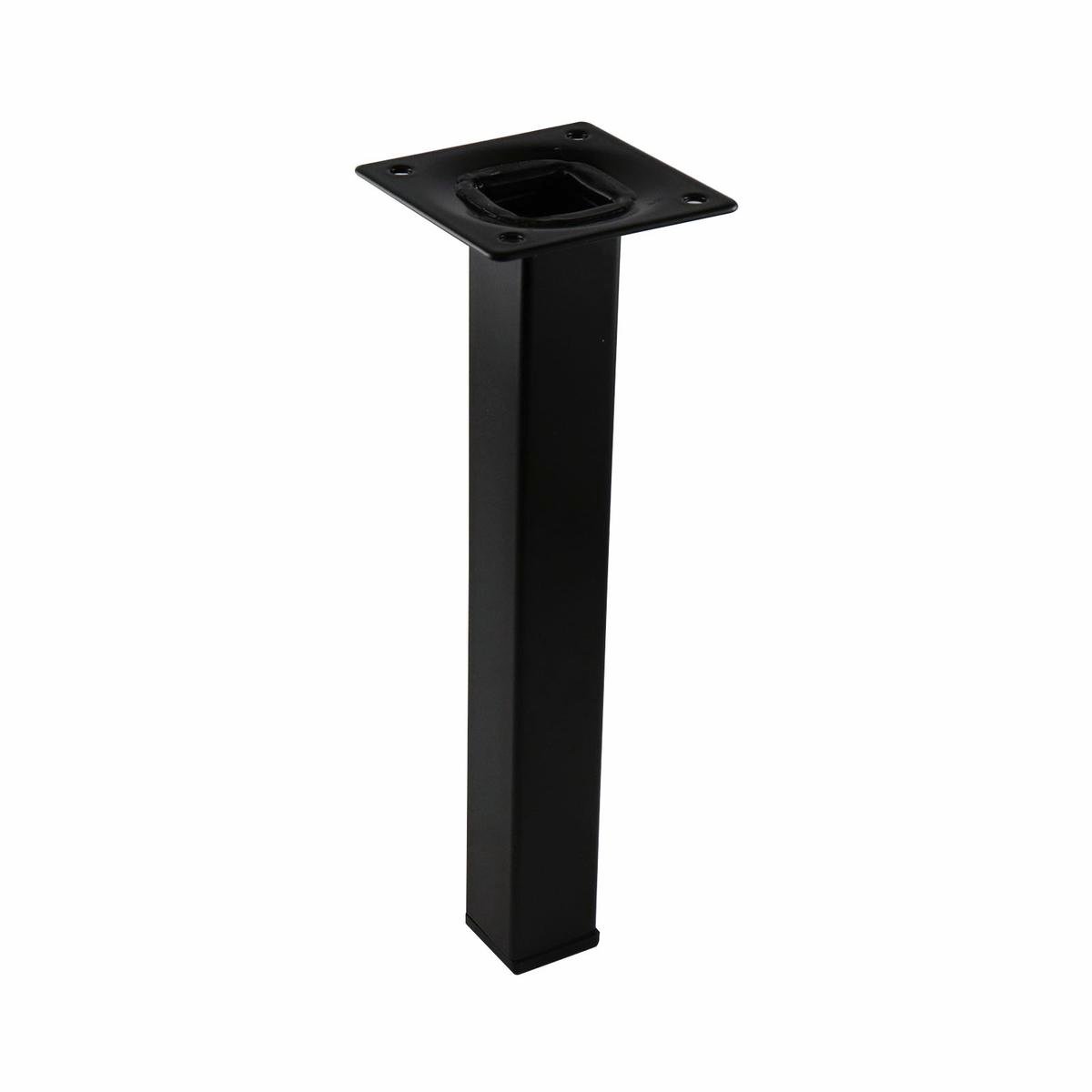 Adoored 25 x 25 x 200mm Black Square Tube Furniture Leg - Bunnings ...