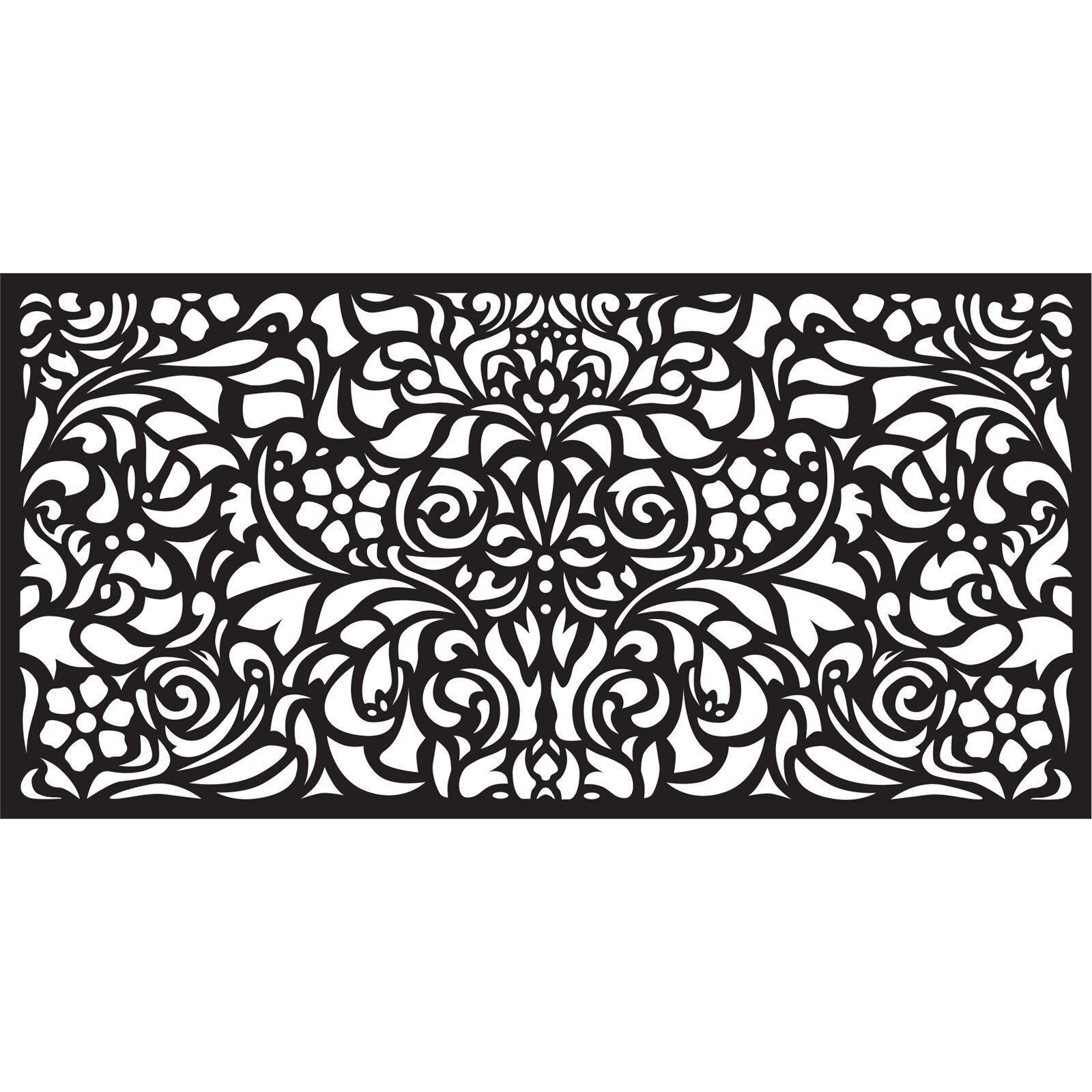 Matrix 1160 x 580mm Charcoal Baroque Wall Art Bunnings Australia