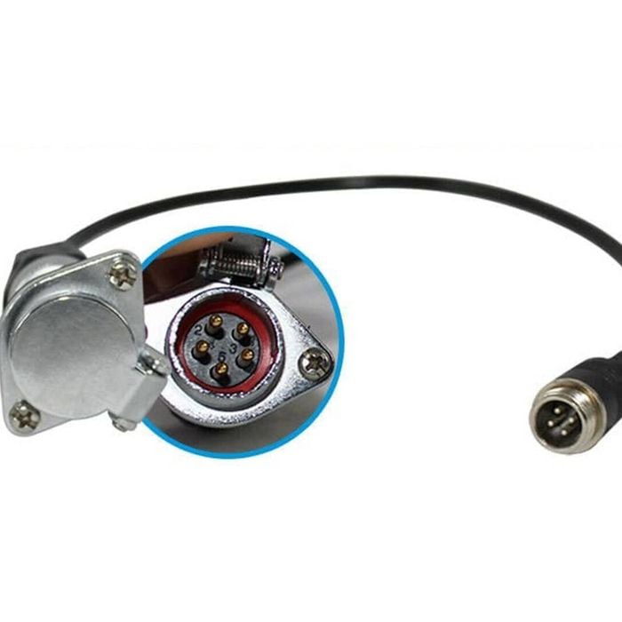 Elinz Heavy Duty Reverse Camera Trailer Cable Coil with 5PIN to 4PIN ...