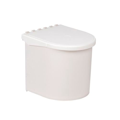 Practa 8L White Swing Bin - Bunnings Australia