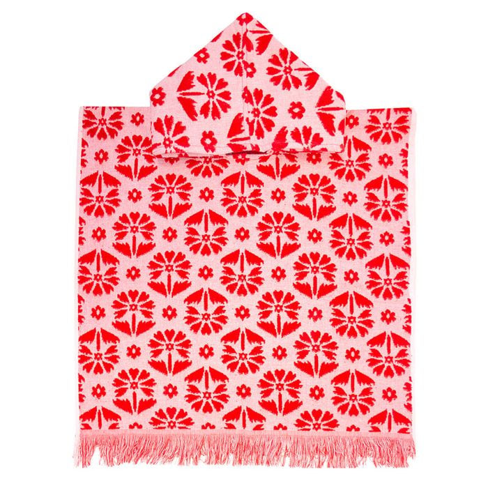 Bambury Flora Kids Poncho - Poppy - Bunnings Australia