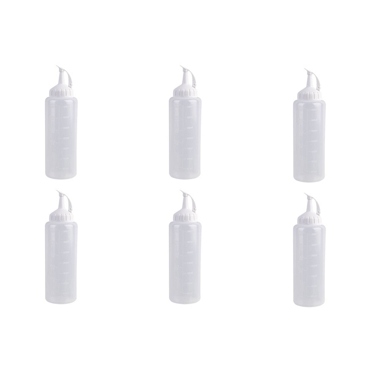 6PK Appetito Plastic Squeeze Bottle 350ml Home Kitchen Cooking ...