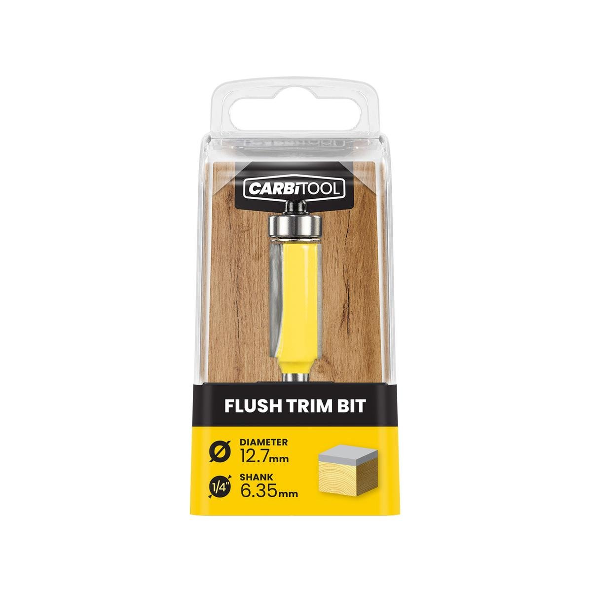 Carbitool 12.70mm TCT Flush Trim Router Bit - Bunnings Australia