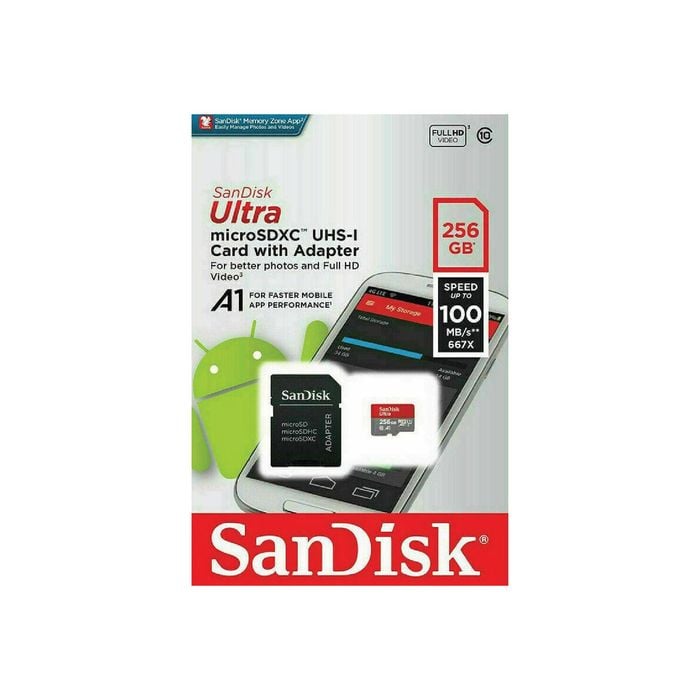 SanDisk 256GB Ultra microSDXC Memory Card Micro SD Class 10 - Bunnings Australia
