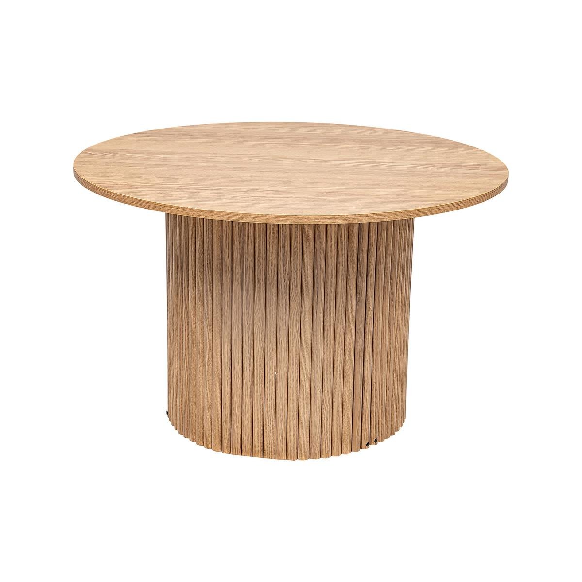 Wooden Ribbed Coffee Table Natural - Bunnings Australia