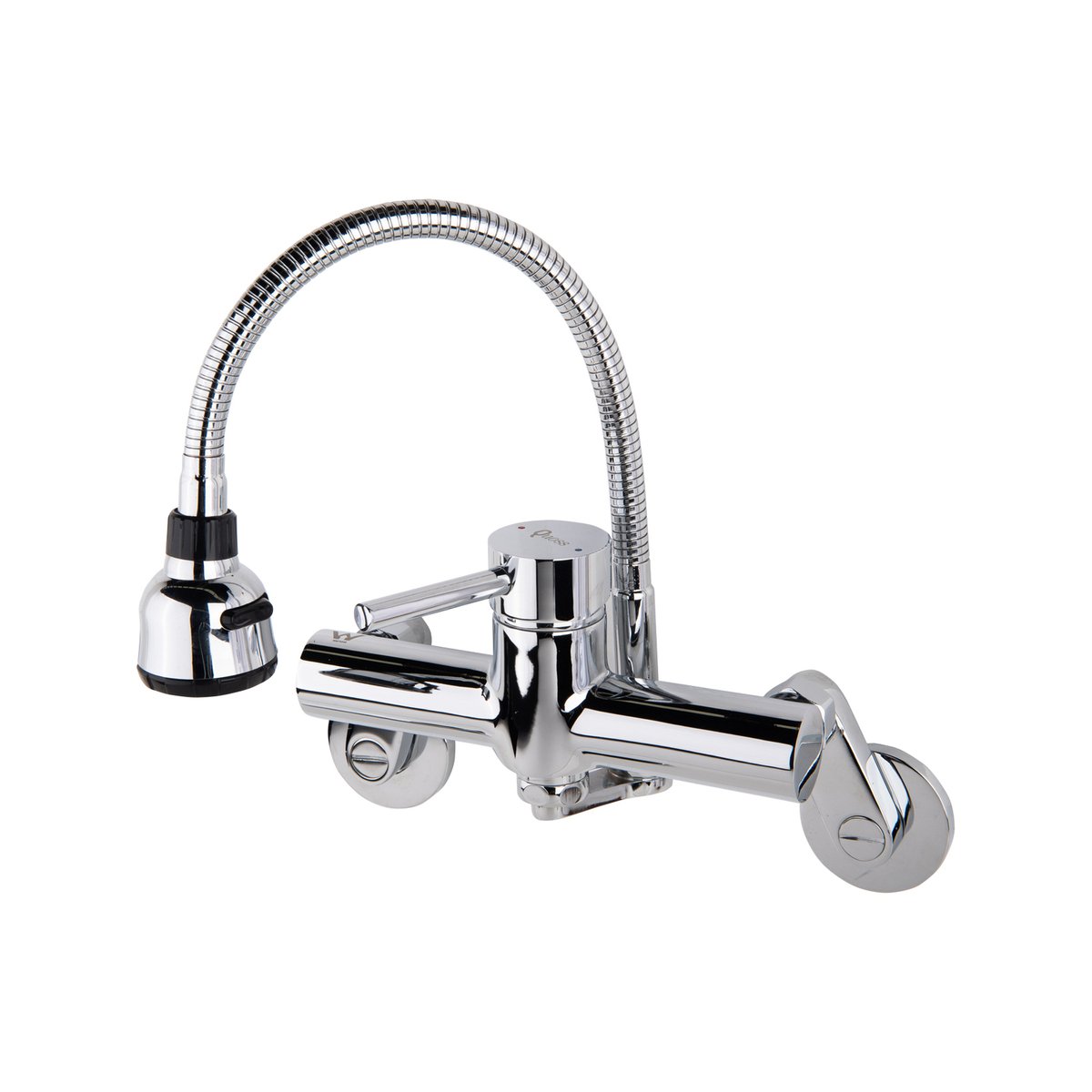 Quoss Chrome Reno Transformer Cobra Flex Single Flix Mixer With 1/2 ...