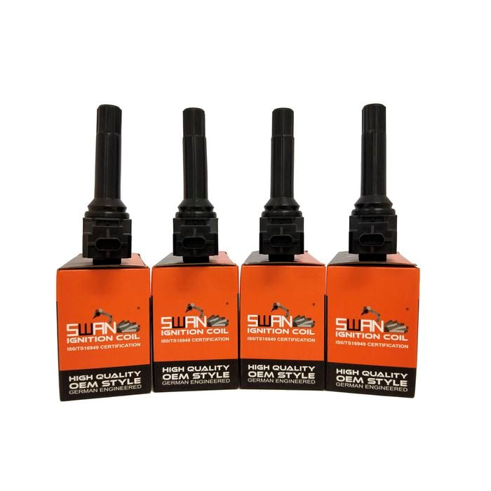 4-Pack SWAN Ignition Coil for Subaru Forester, Legacy & Outback (2.0L ...