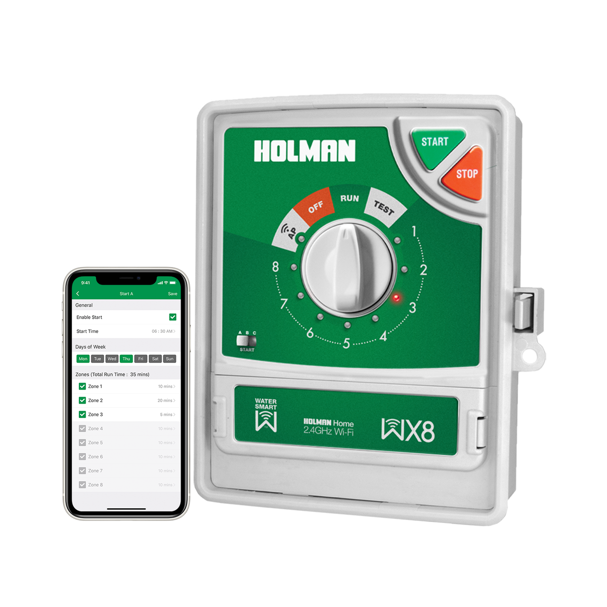 Holman WX8 Wi-Fi Irrigation Controller - Bunnings Australia