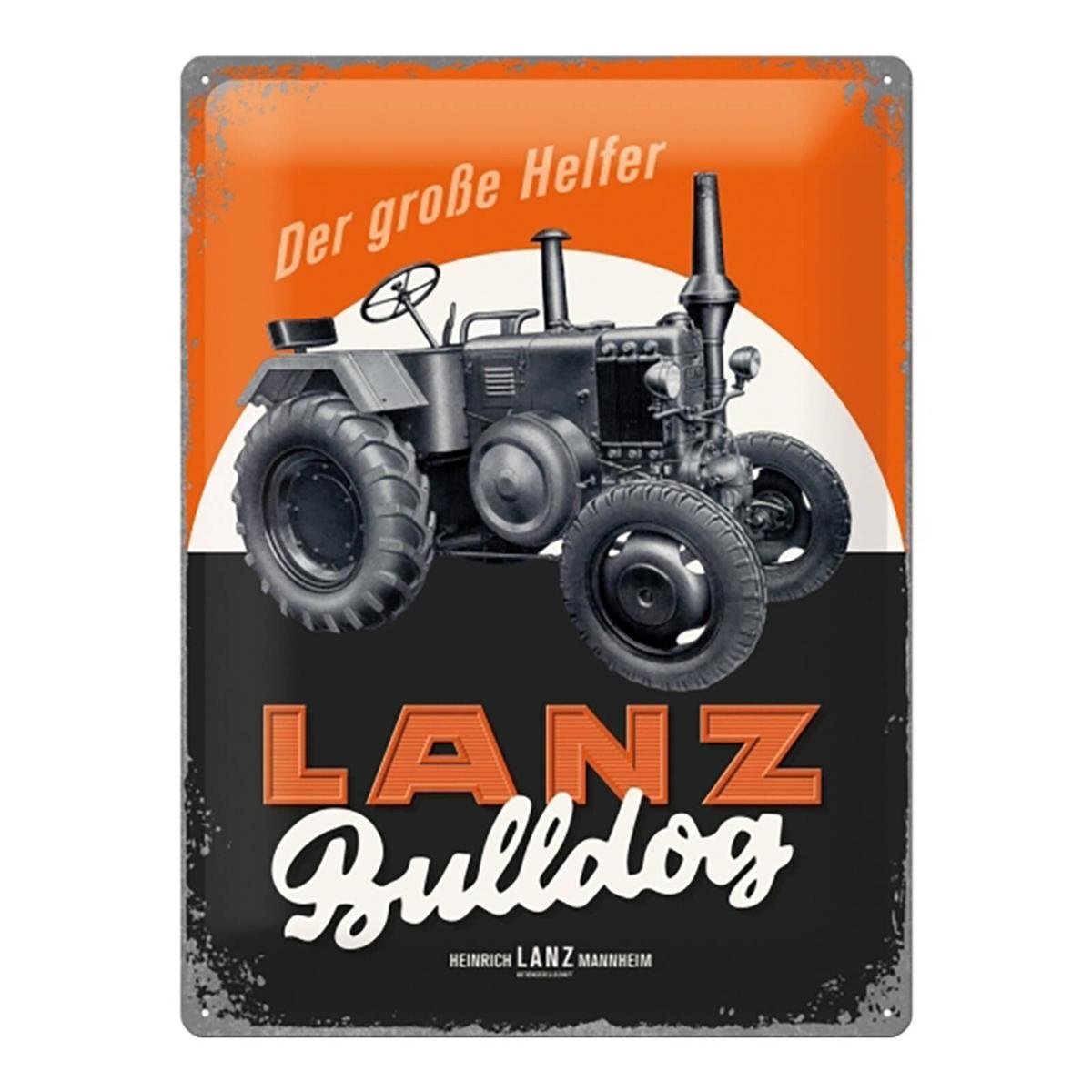 Nostalgic Art 30x40cm Large Metal Sign Lanz Bulldog - Bunnings Australia