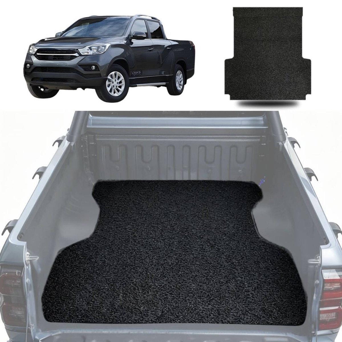 Signature Honeycomb UTE Tub Mat Tray Liner for SsangYong Musso 2018 ...