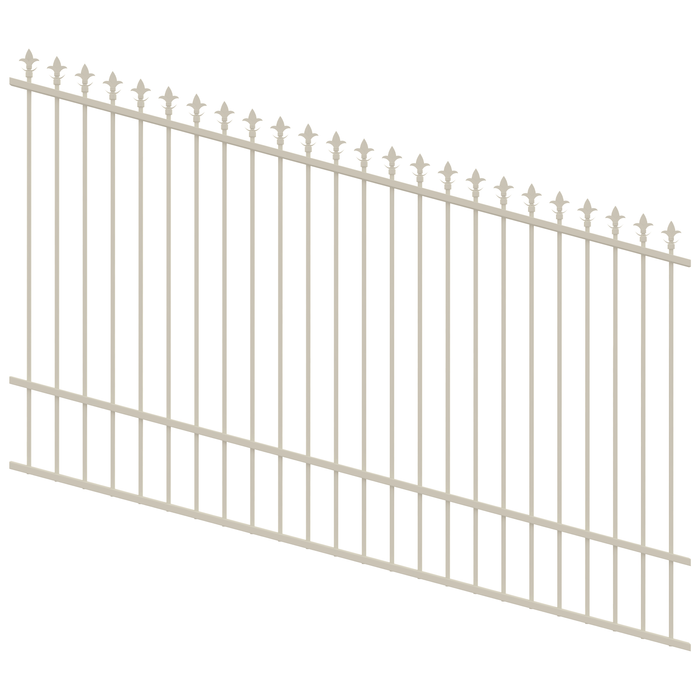 ProtectorAl 1201-2400W x 1500H Surfmist Spear Top Pool Fence Panel ...