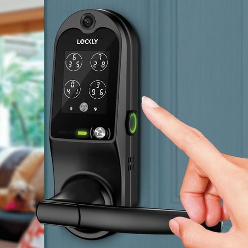 Lockly Vision Video Doorbell Smart Latch Lock - Bunnings Australia